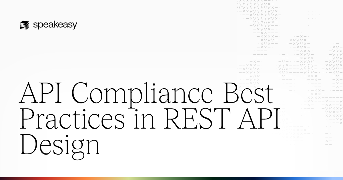 API Compliance Best Practices in REST API Design | Speakeasy