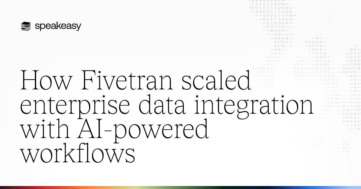 How Fivetran scaled enterprise data integration with AI-powered ...