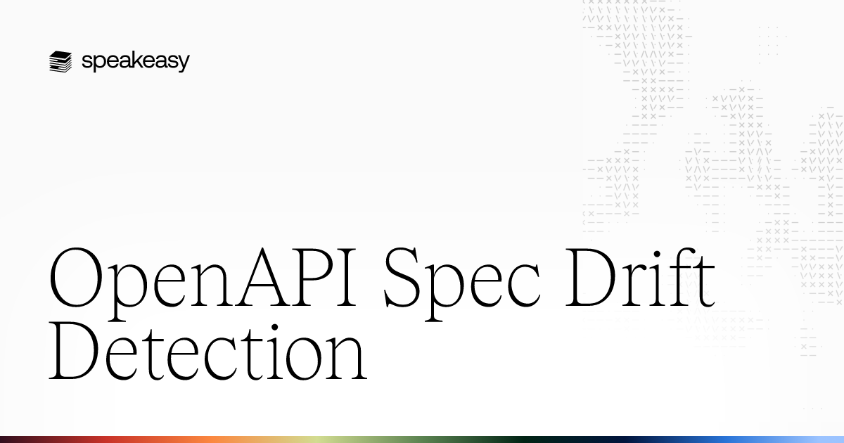 OpenAPI Spec Drift Detection | Speakeasy