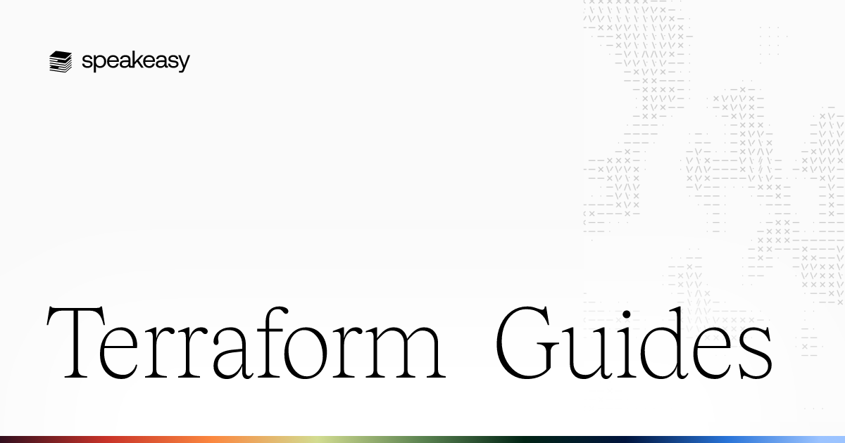 Terraform Guides | Speakeasy