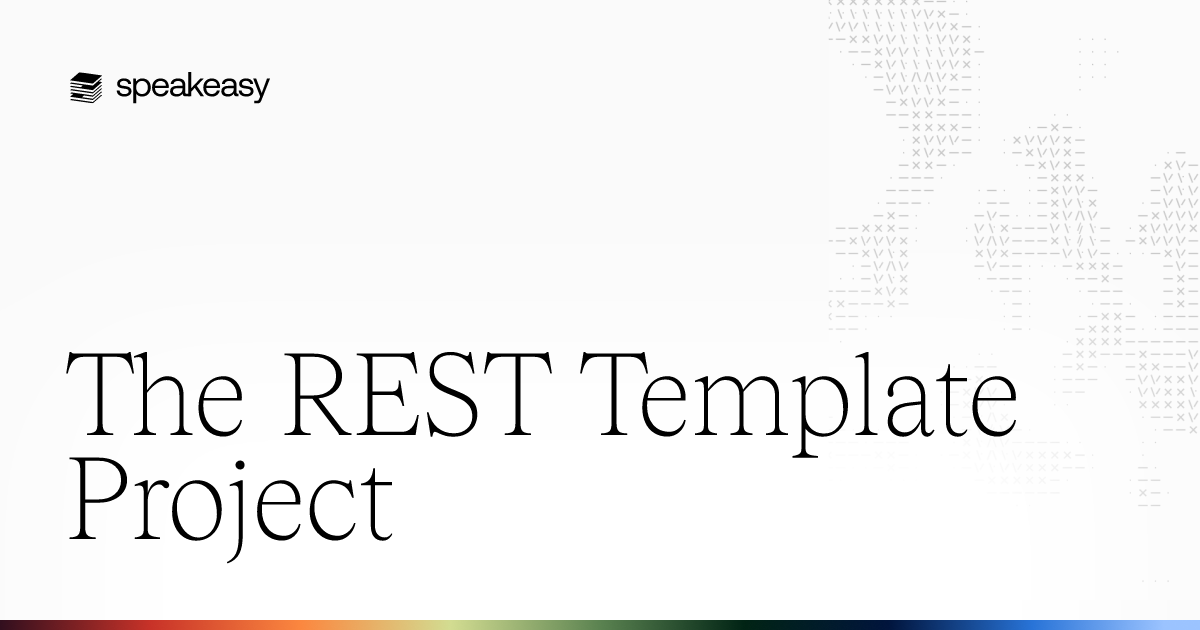 The REST Template Project | Speakeasy