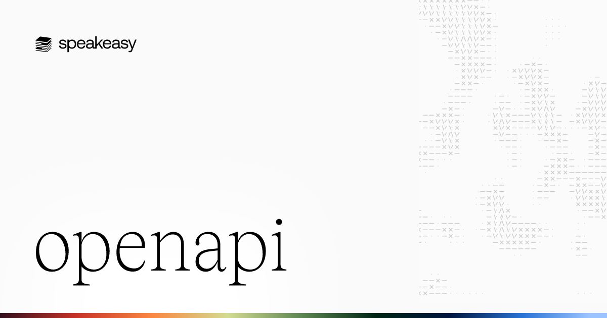 openapi | Speakeasy